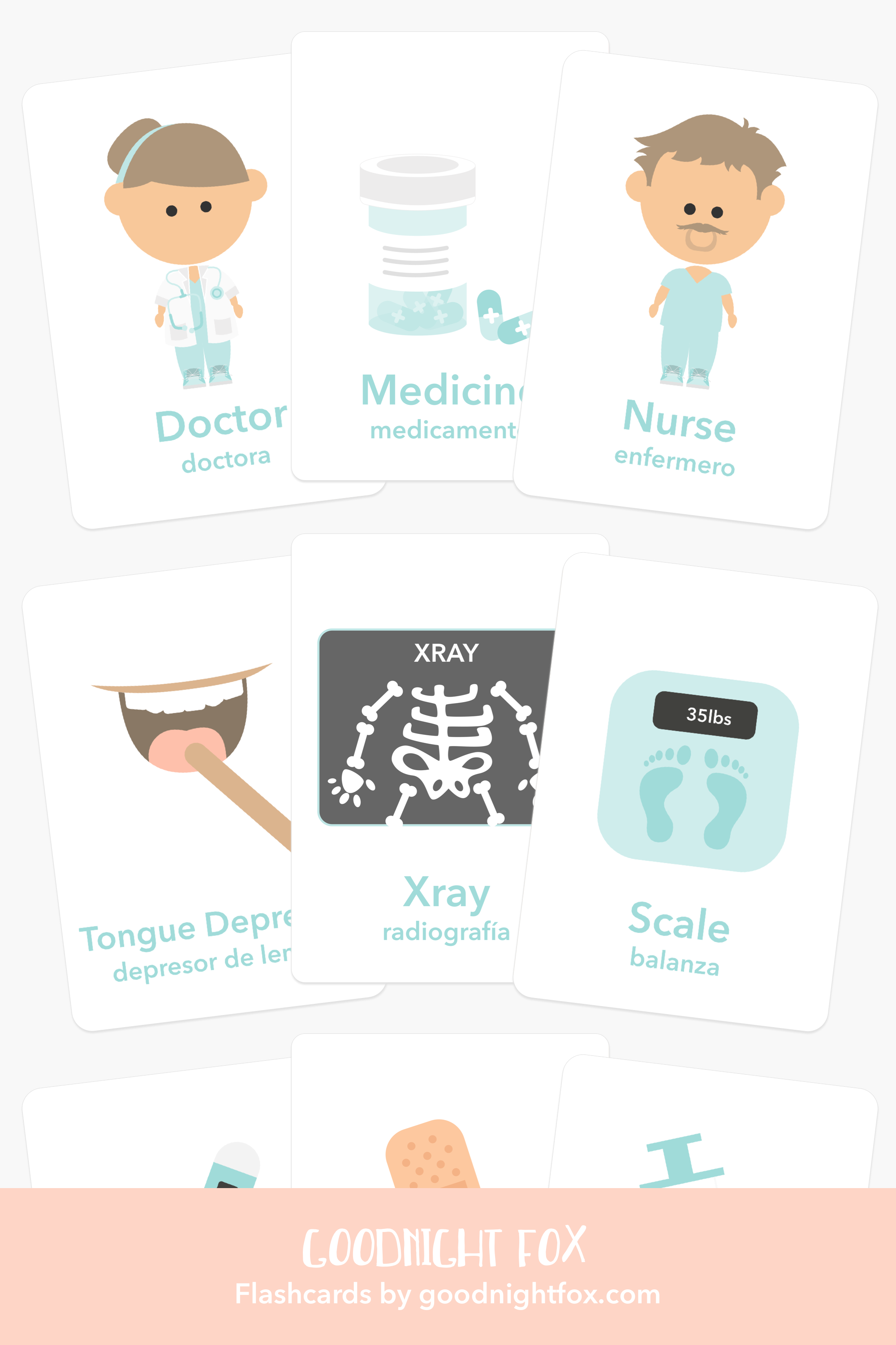 Doctor's Office Flashcards – The Rocking Horse Co.
