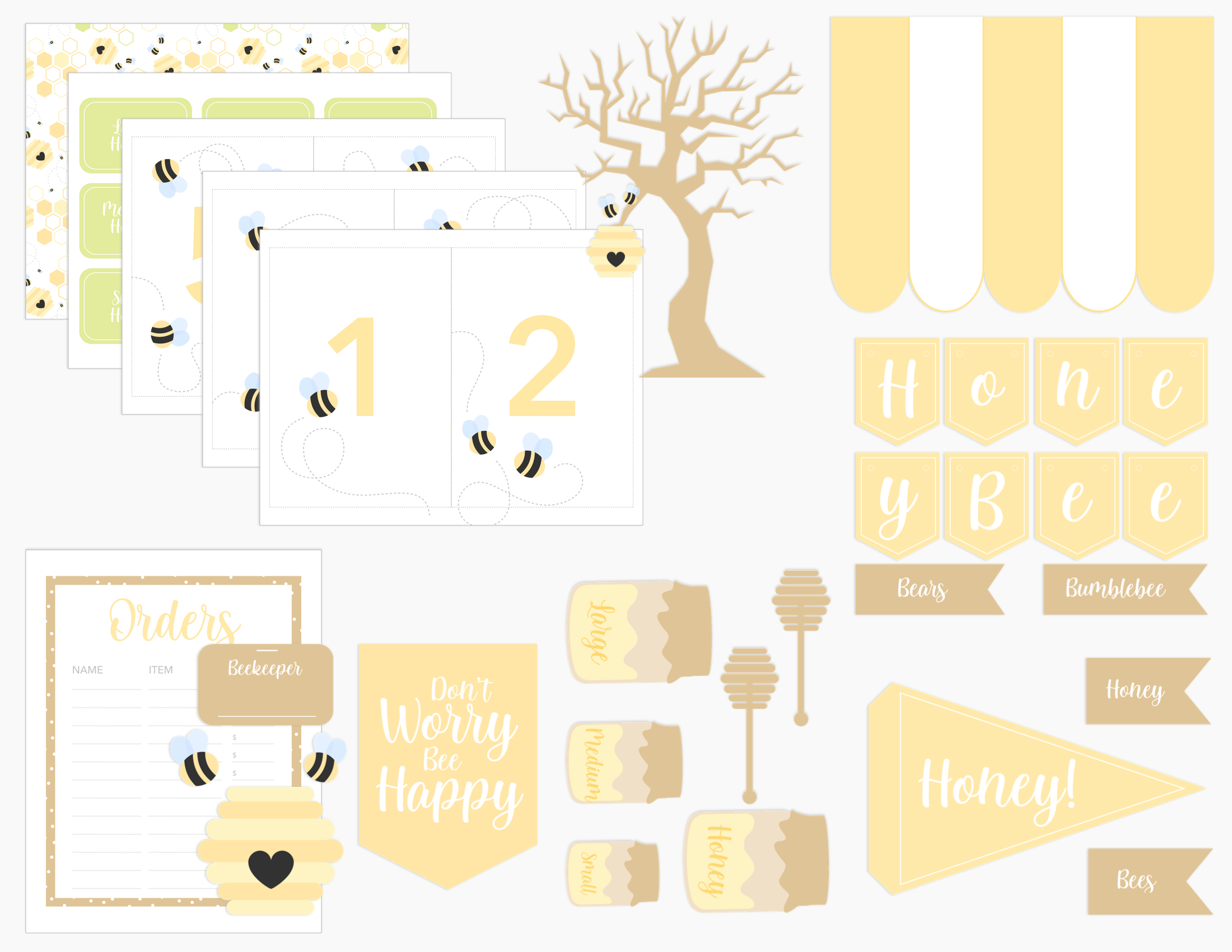 Bee Keeper Honey Printable Dramatic Play – The Rocking Horse Co.