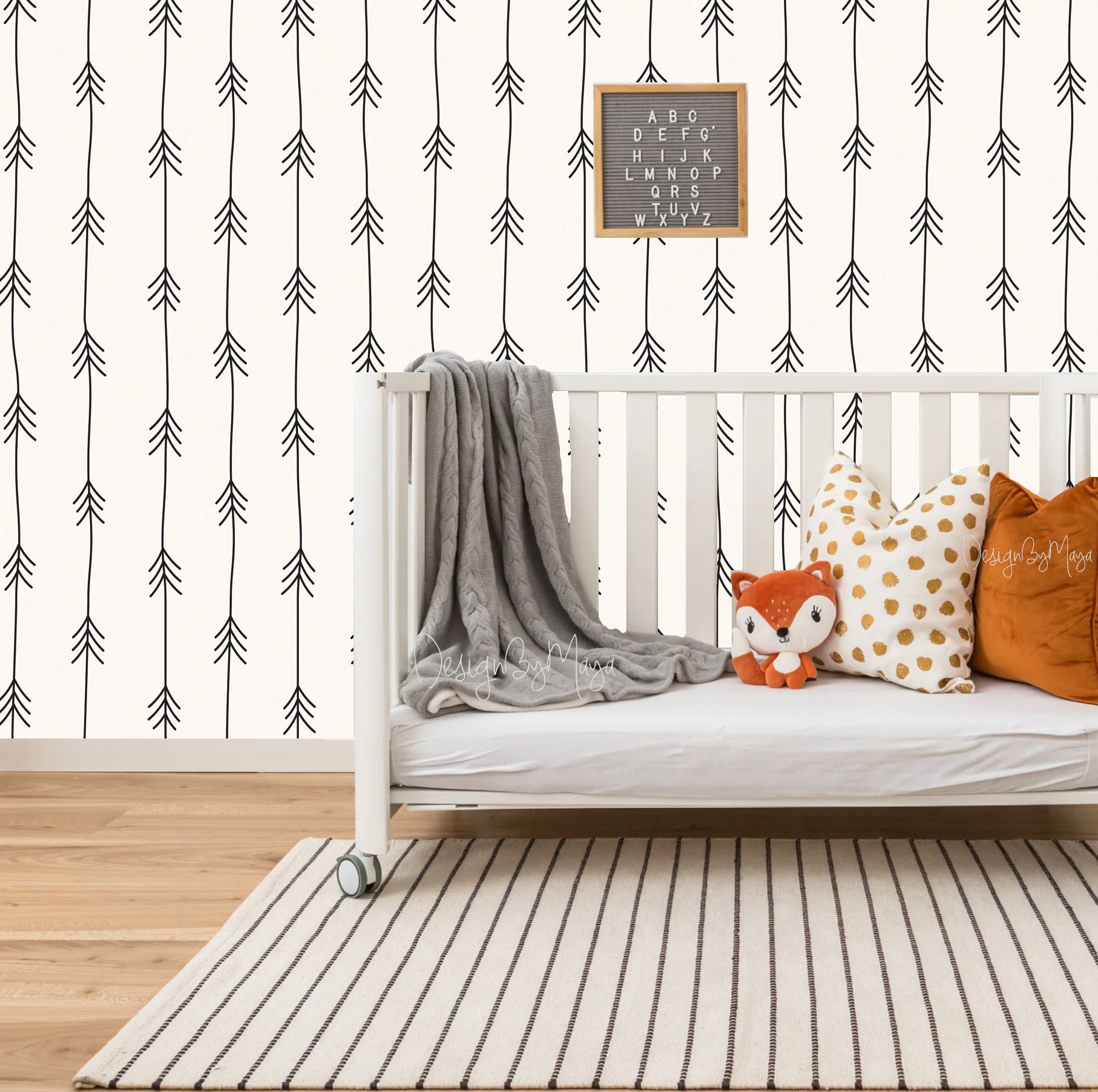 Arrows Forest - Nursery Wall Decor Wallpapers – The Rocking Horse Co.